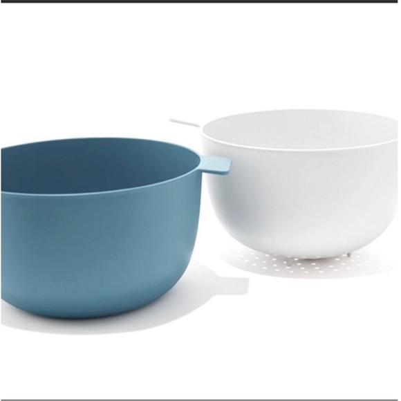 FOOD 52 | Kitchen | Food 52 Colander And Bowl Set New Nwt Blue White ...